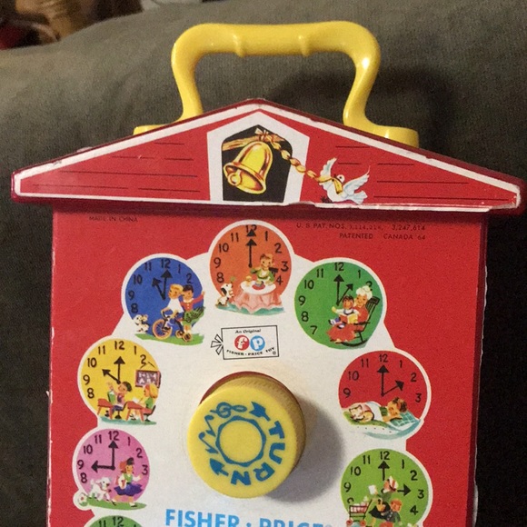 Fisher-Price | Toys | Fisher Price Music Box Teaching Clock | Poshmark